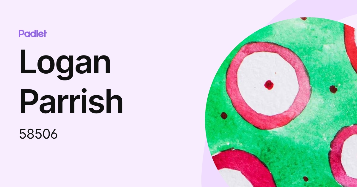 Logan Parrish (58506) profile | Padlet