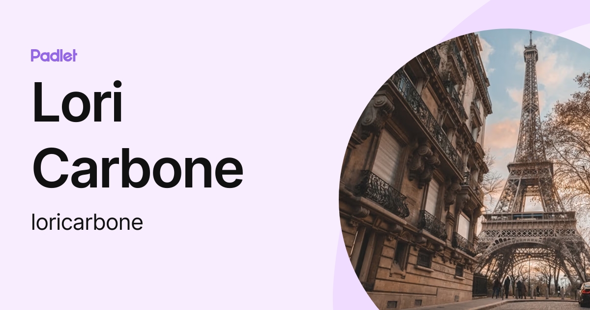 Lori Carbone (loricarbone) profile | Padlet