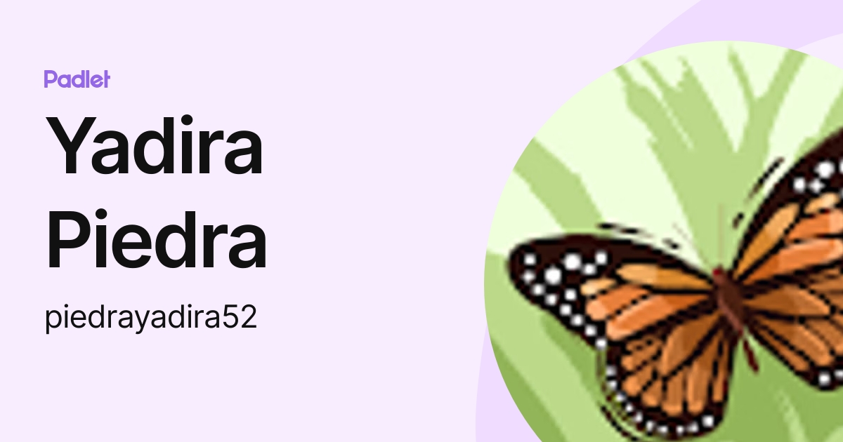 Yadira Piedra Piedrayadira52 Profile Padlet