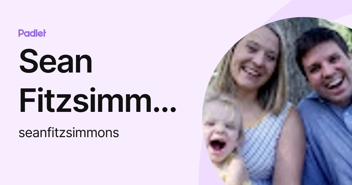 Sean Fitzsimmons (seanfitzsimmons) profile | Padlet