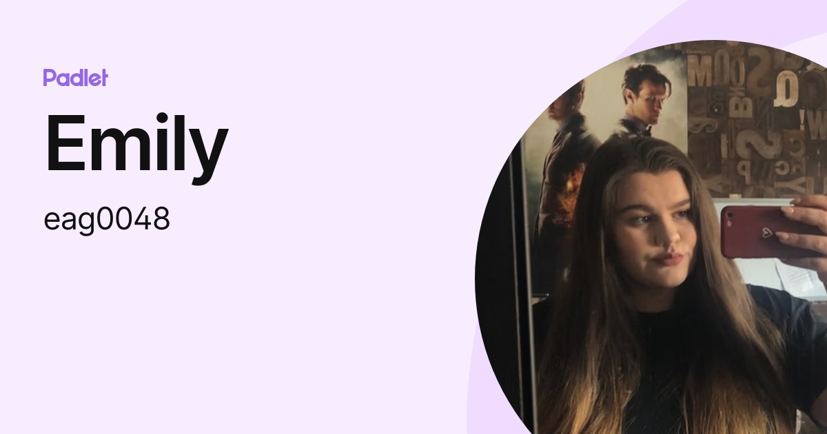 Emily (eag0048) profile | Padlet