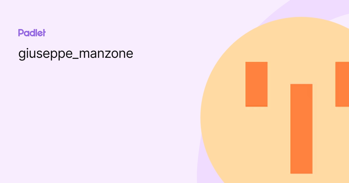 giuseppe_manzone profile | Padlet