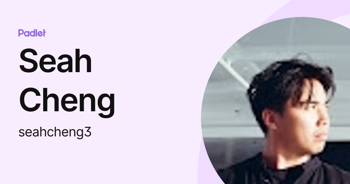 Seah Cheng (seah_cheng) profile | Padlet