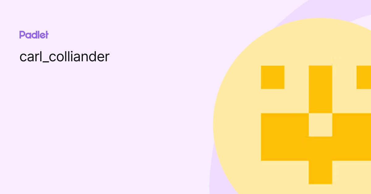 carl_colliander profile | Padlet