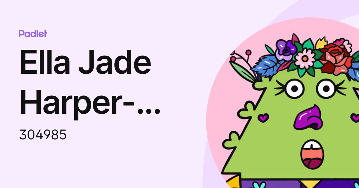 Ella Jade Harper-Levitt (304985) profile | Padlet