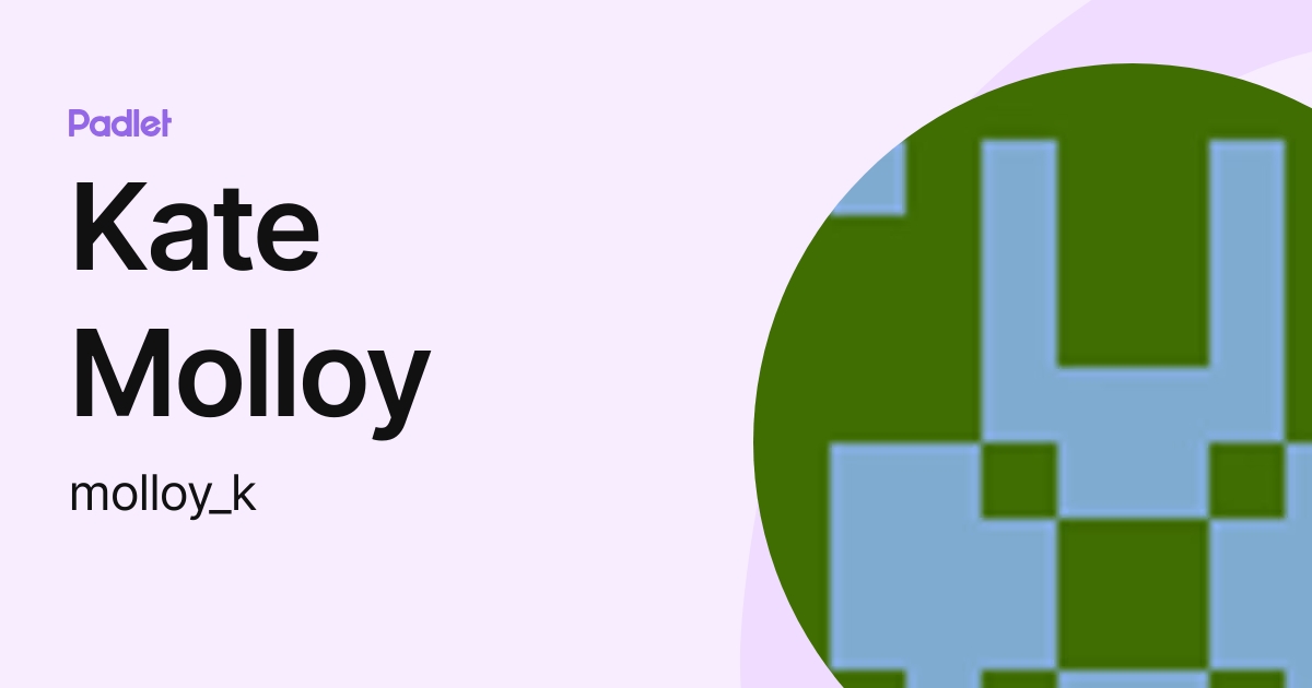 Kate Molloy (molloy_k) profile | Padlet