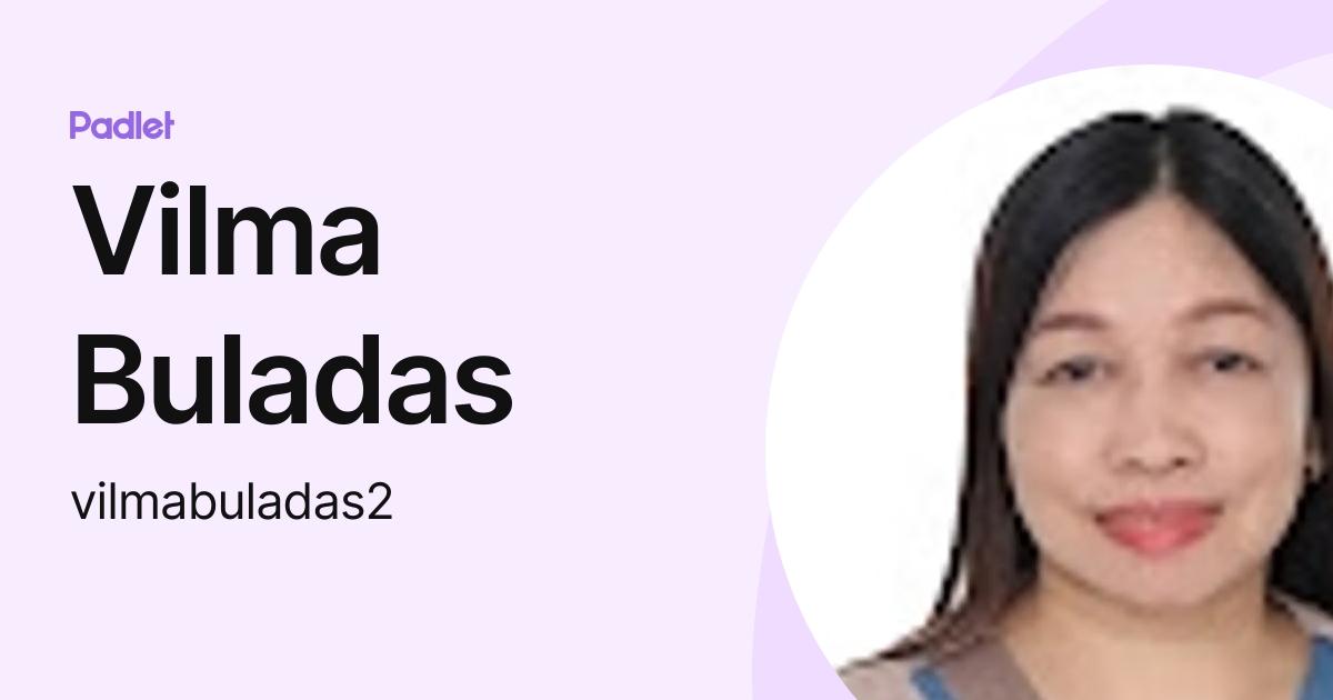 Vilma Buladas (vilmabuladas2) profile | Padlet