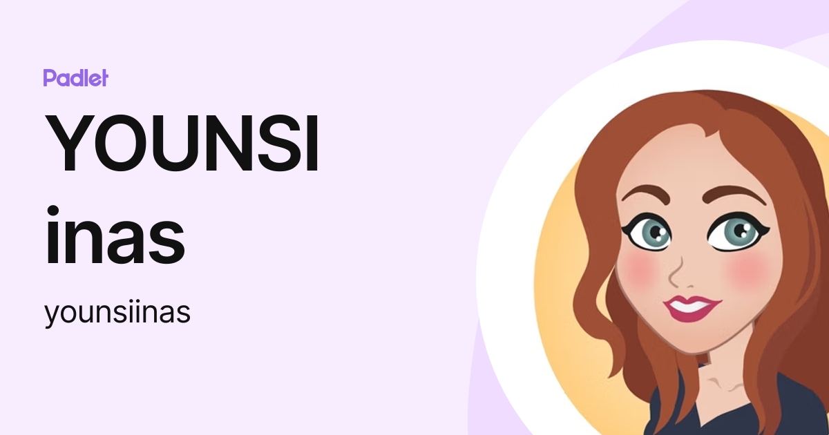 YOUNSI inas (younsiinas) profile | Padlet