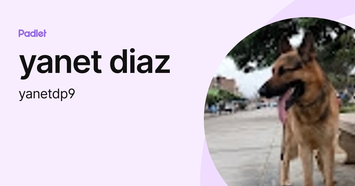 yanet diaz (yanetdp9) profile | Padlet