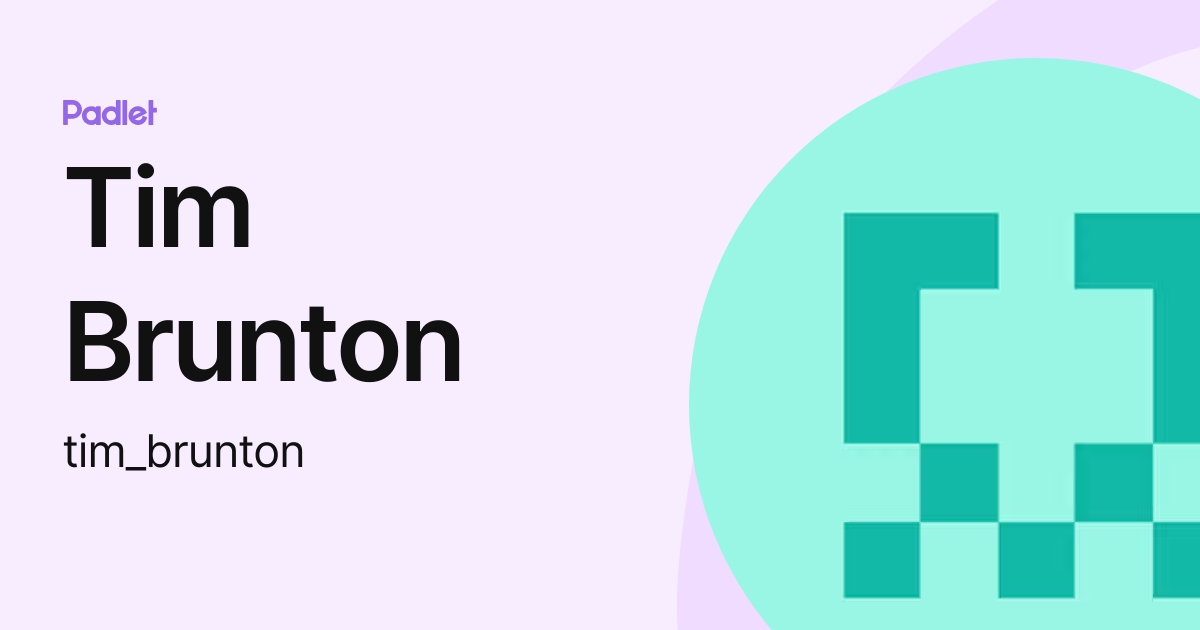 Tim Brunton (tim_brunton) profile | Padlet