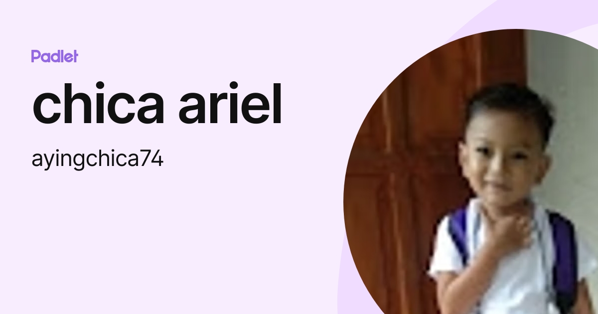 chica ariel (ayingchica74) profile | Padlet