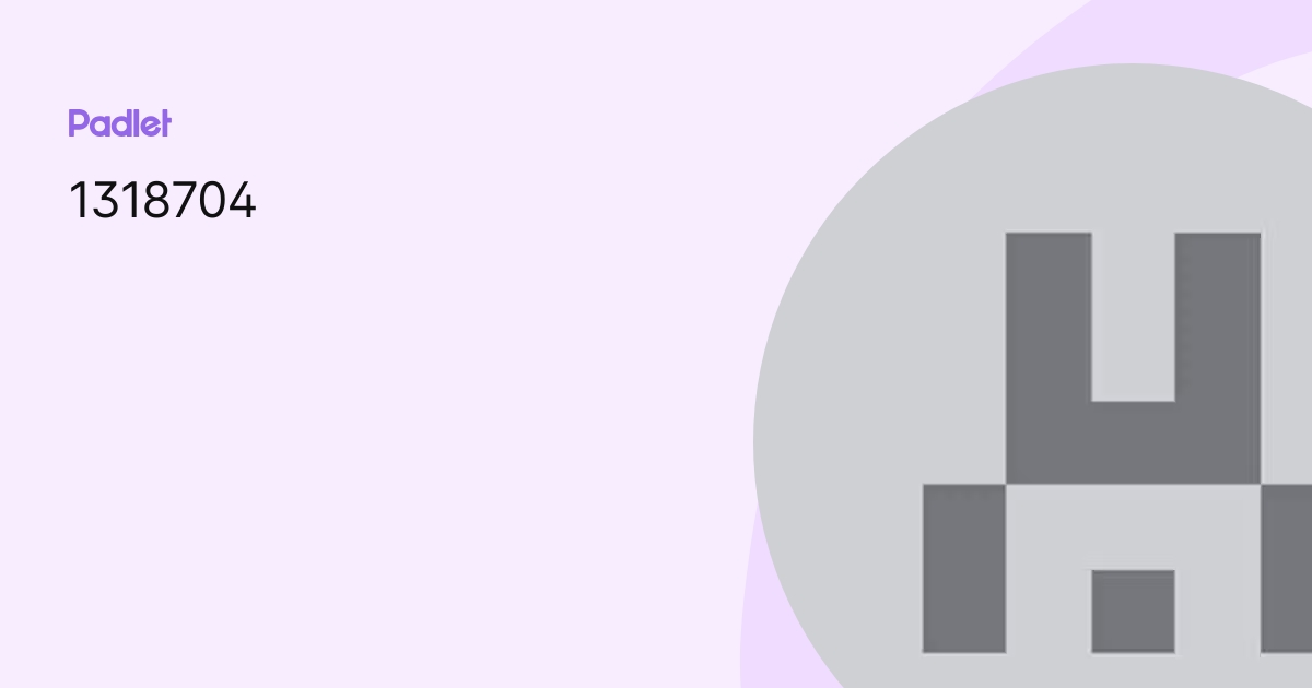 1318704 Profile Padlet