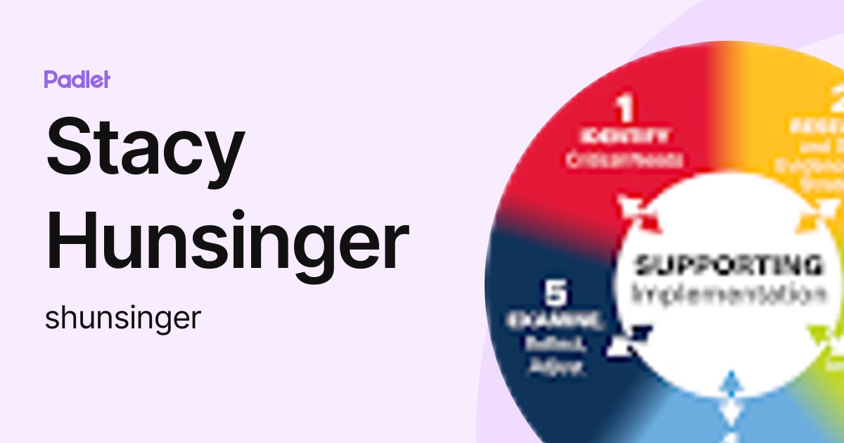 Stacy Hunsinger (shunsinger) profile | Padlet