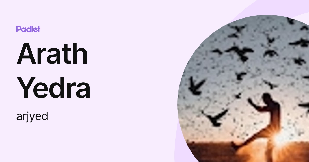 Arath Yedra (arjyed) profile | Padlet