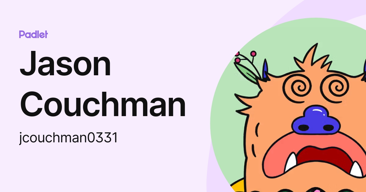 Jason Couchman (jcouchman0331) profile | Padlet