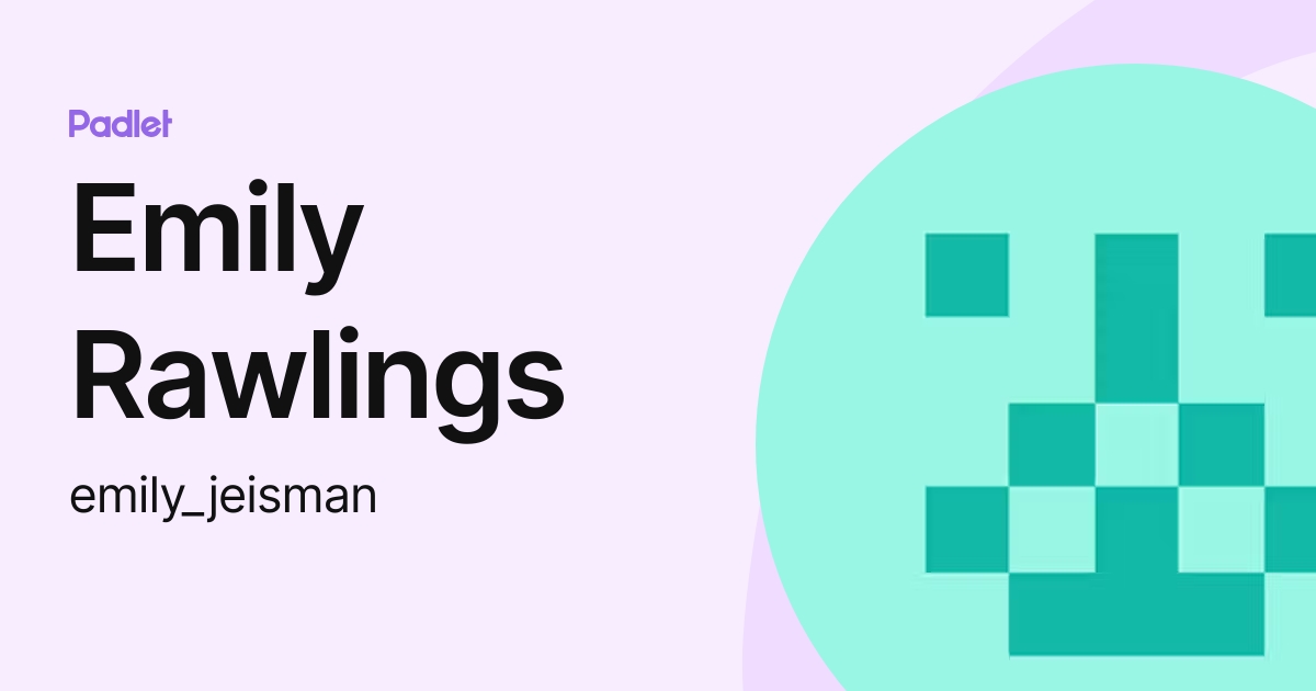 Emily Rawlings (emily_jeisman) profile | Padlet