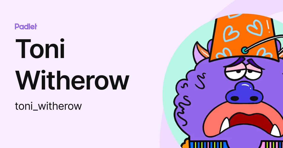 Toni Witherow (toni_witherow) profile | Padlet
