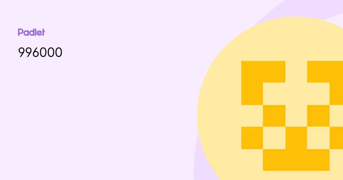 996000 perfil | Padlet