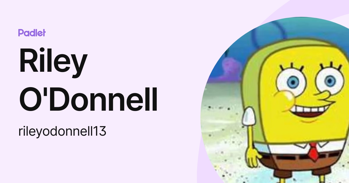 Riley O'Donnell (rileyodonnell13) profile | Padlet