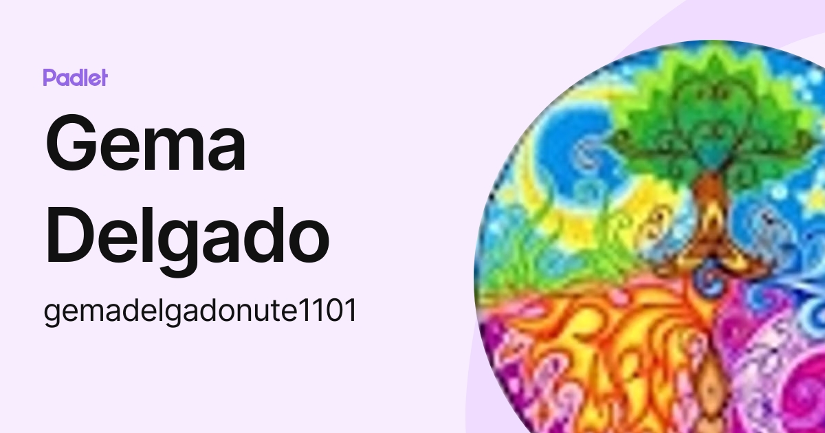 Gema Delgado (gemadelgadonute1101) profile | Padlet