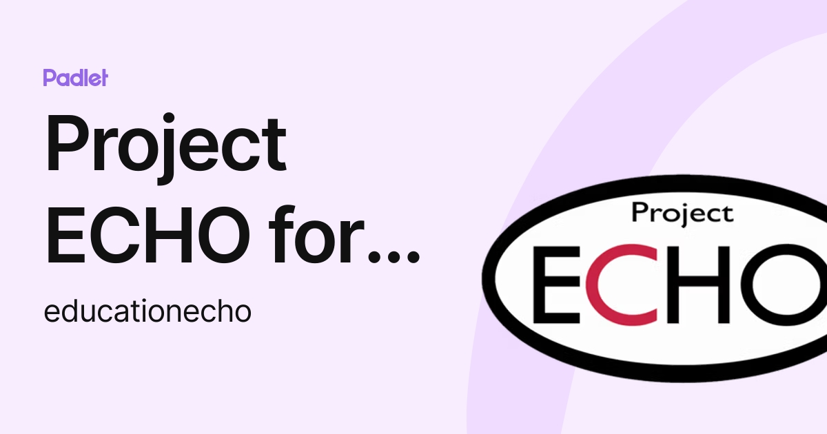 Project ECHO for Education - University of New Mexico USA ...