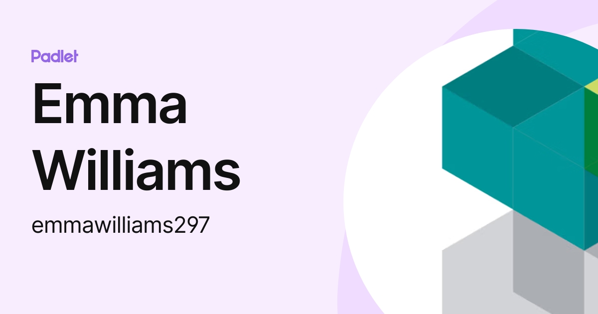 Emma Williams (emmawilliams297) profile | Padlet