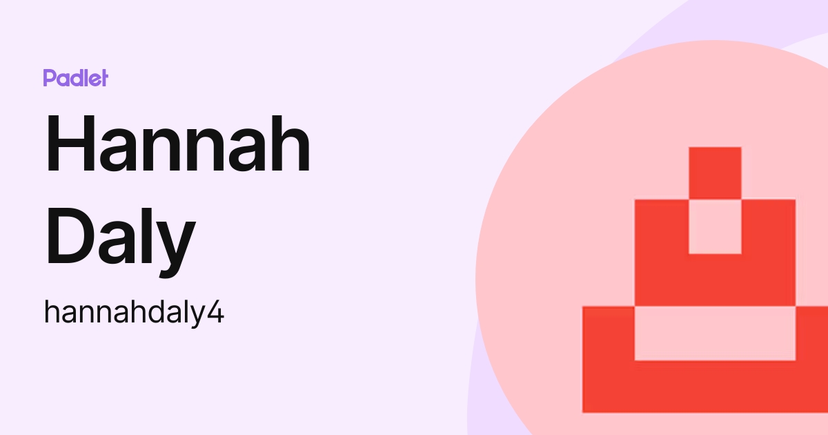 Hannah Daly (hannahdaly4) profile | Padlet