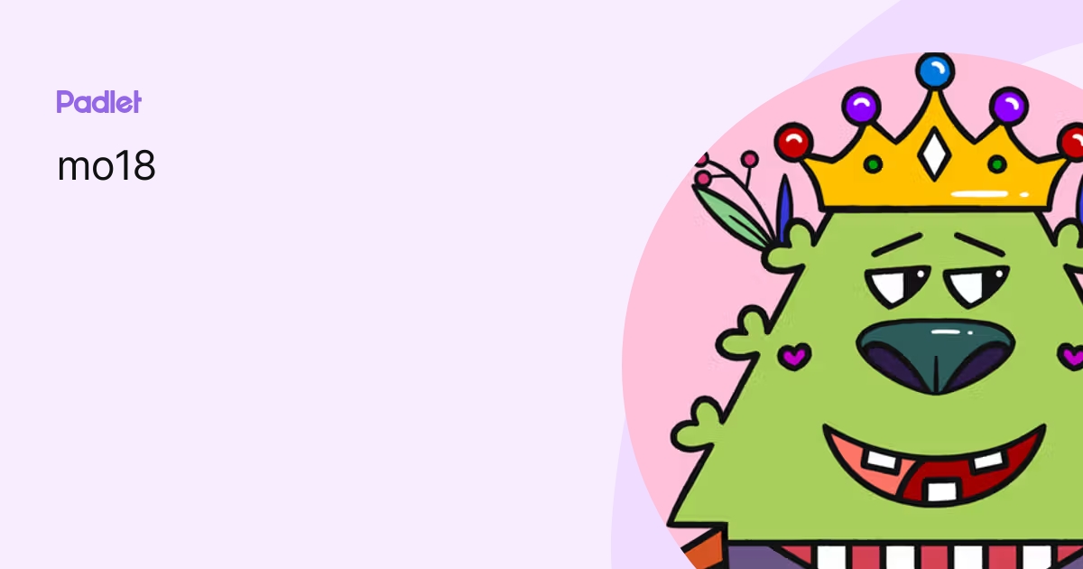 mo18 profile | Padlet