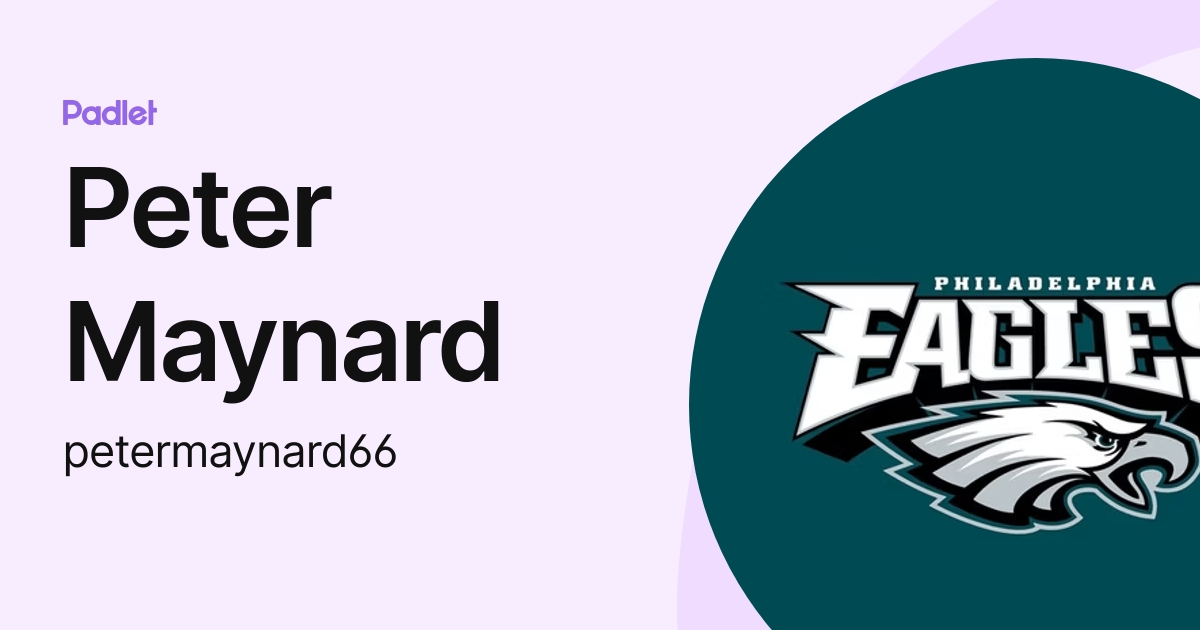 Peter Maynard (petermaynard66) profile | Padlet