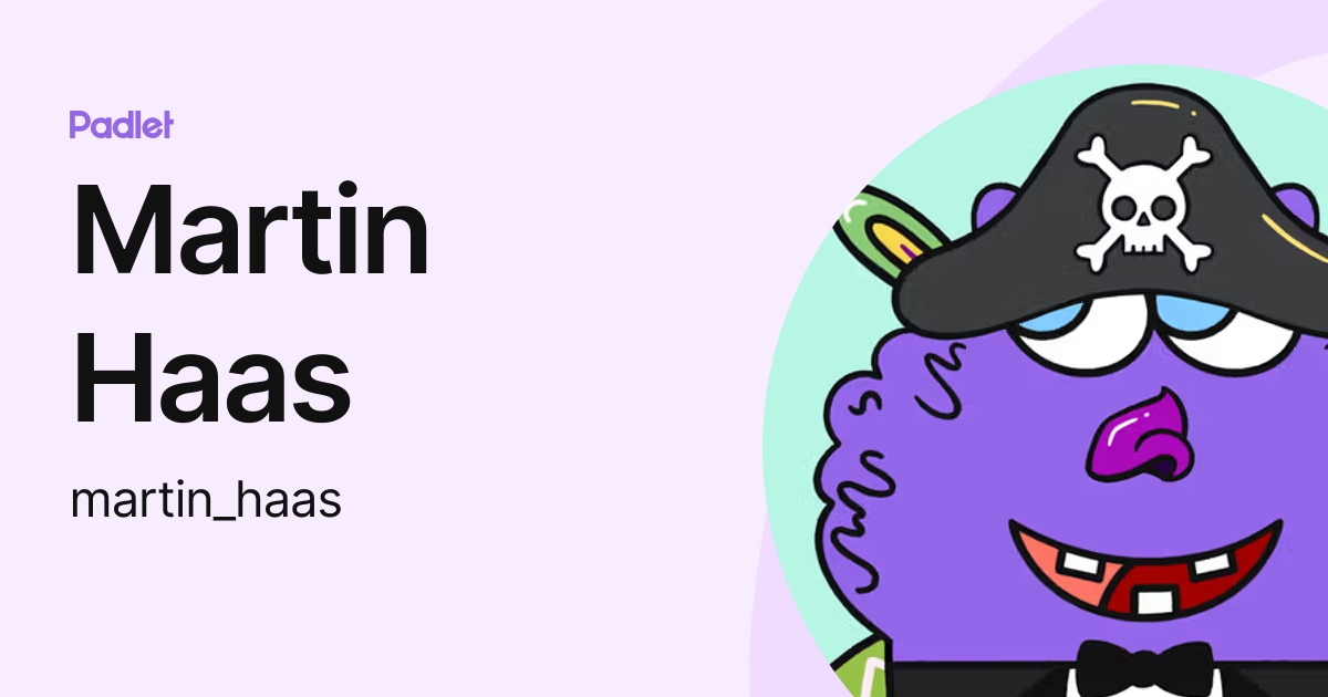 Martin Haas (martin_haas) profile | Padlet
