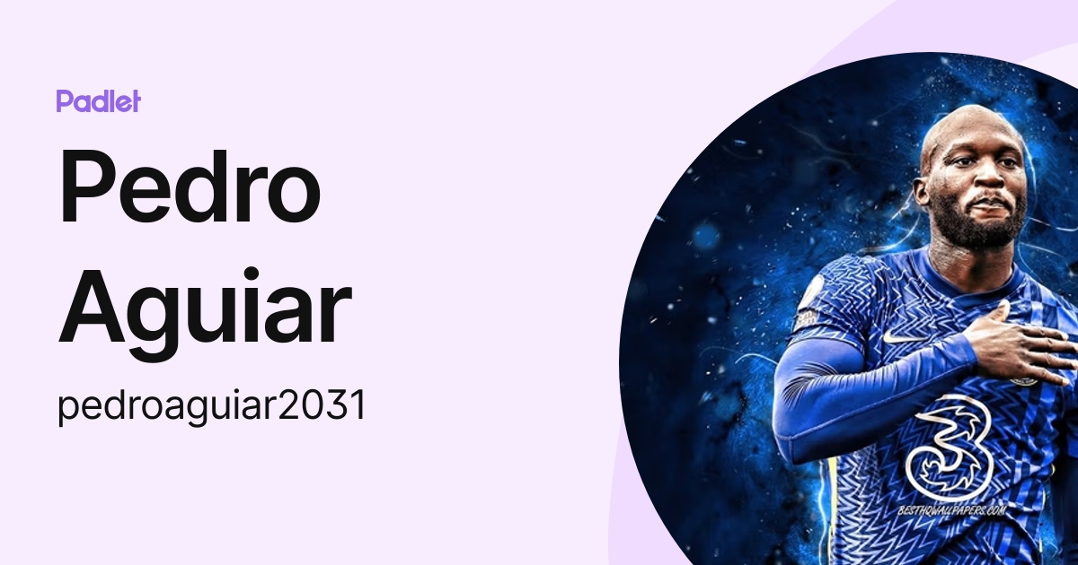 Pedro Aguiar (pedroaguiar2031) profile | Padlet