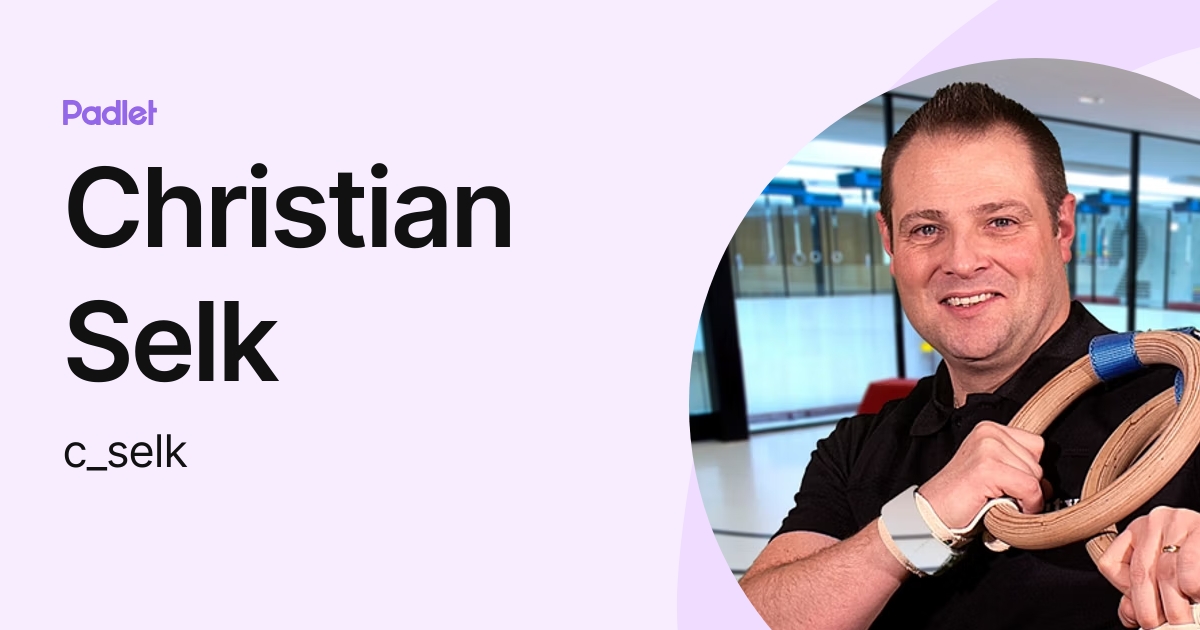 Christian Selk (c_selk) profile | Padlet