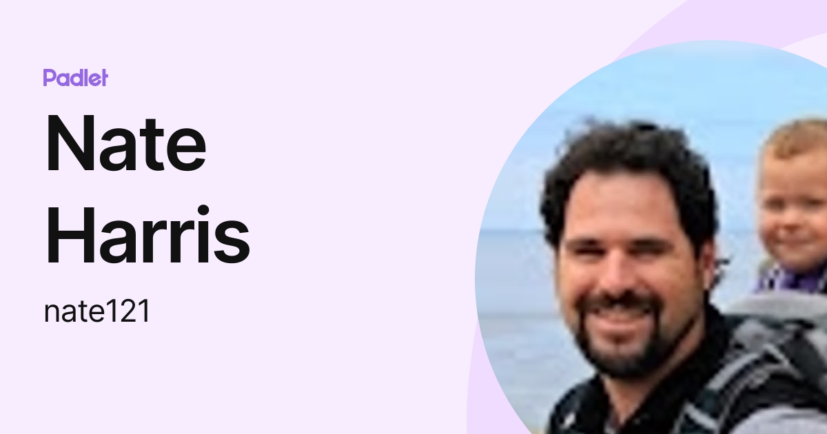 Nate Harris (nate121) profile | Padlet