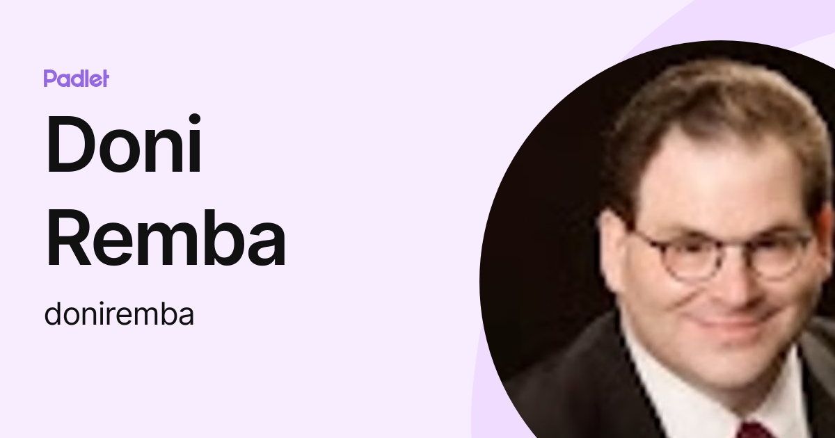 Doni Remba (doniremba) profile | Padlet