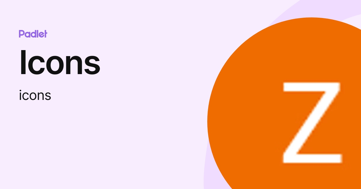 Icons (icons) profile | Padlet