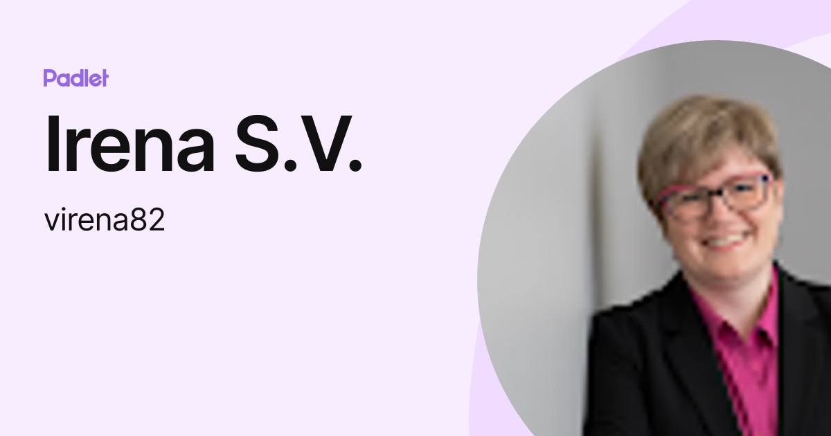 Irena S.V. (virena82) profile | Padlet