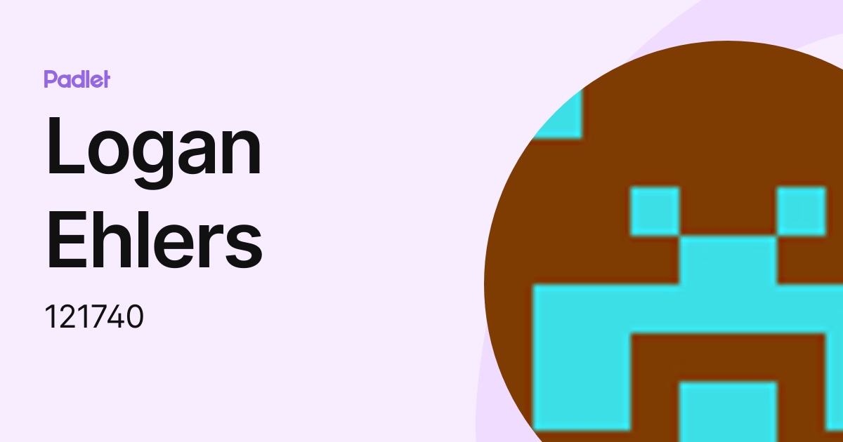 Logan Ehlers (121740) profile | Padlet