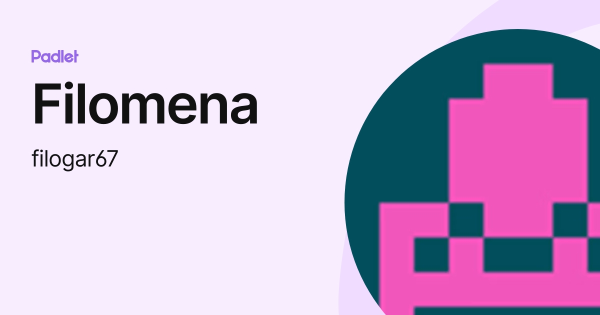 Filomena (filogar67) profile | Padlet
