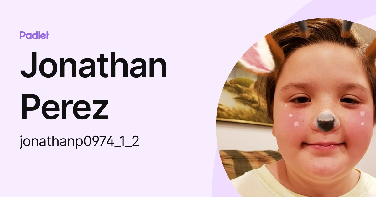 Jonathan Perez (mr_wolf) profile | Padlet
