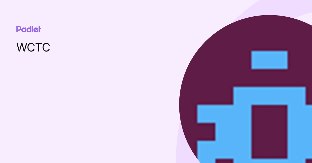 WCTC profile | Padlet