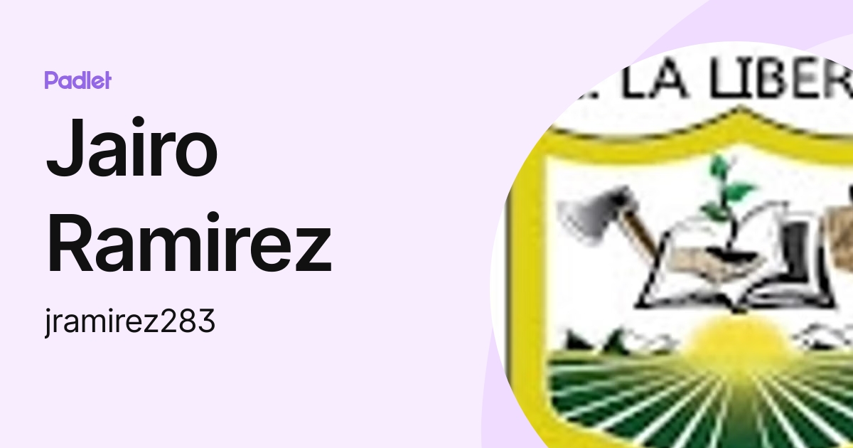 Jairo Ramirez (jramirez283) profile | Padlet