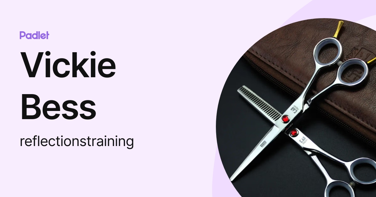 Vickie Bess (reflectionstraining) profile | Padlet