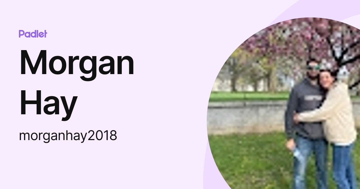 Morgan Hay (morganhay2018) profile | Padlet