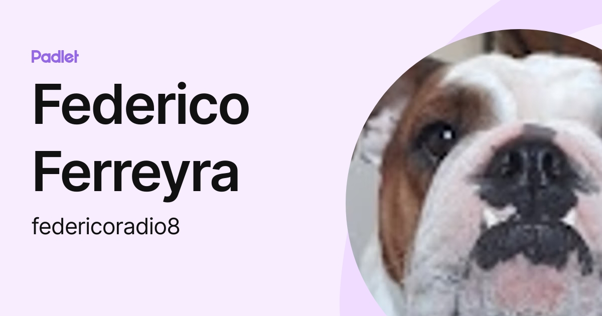 Federico Ferreyra (federicoradio8) profile | Padlet