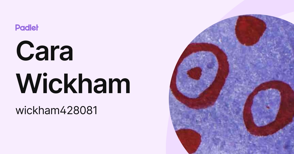 Cara Wickham (wickham42808) profile | Padlet