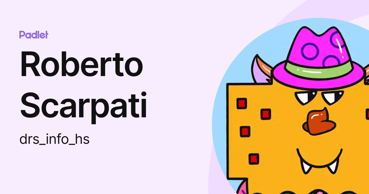 Roberto Scarpati (drs_info_hs) profile | Padlet