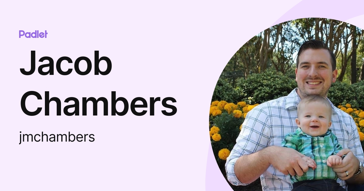 Jacob Chambers (jmchambers) profile | Padlet