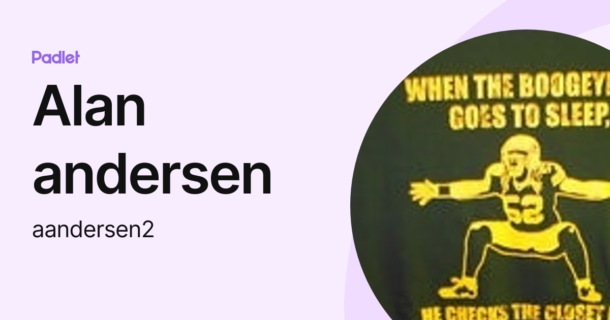 Alan Andersen Aandersen2 Profile Padlet