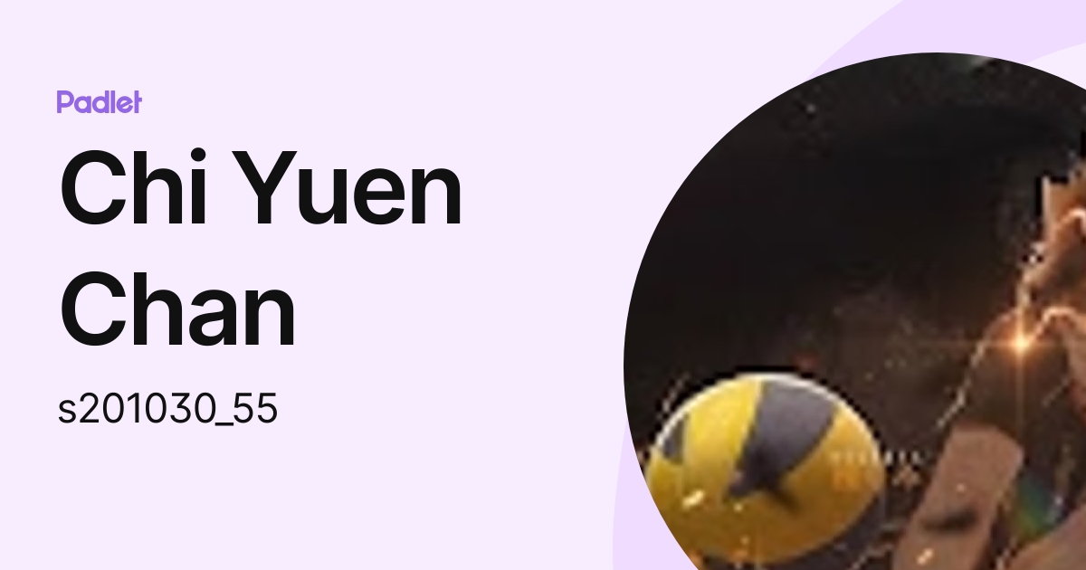 Chi Yuen Chan (s20103010) profile | Padlet