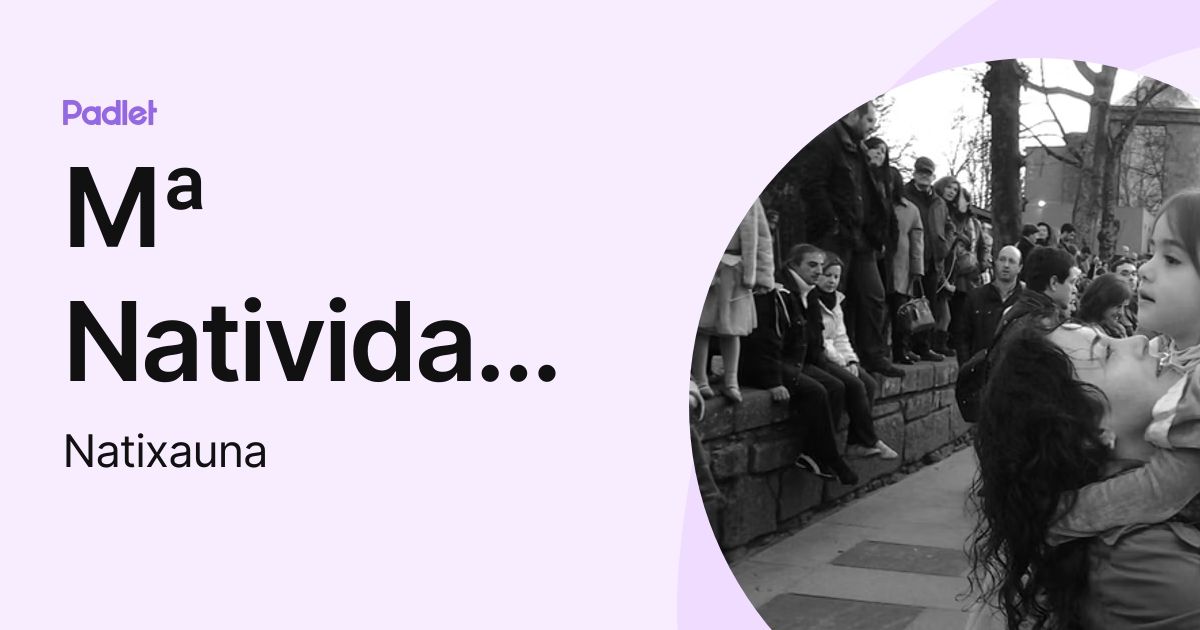 Mª Natividad Torres Chaves (Natixauna) profile | Padlet
